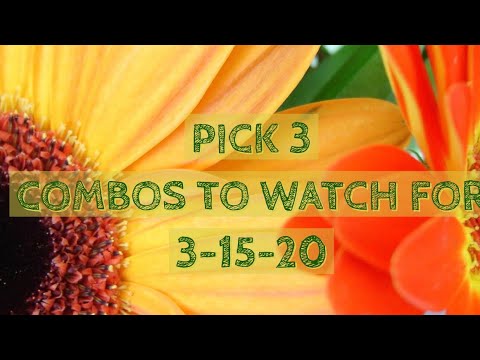 Pick 3- Best Strategy- Combos to play 3-15-20 - YouTube