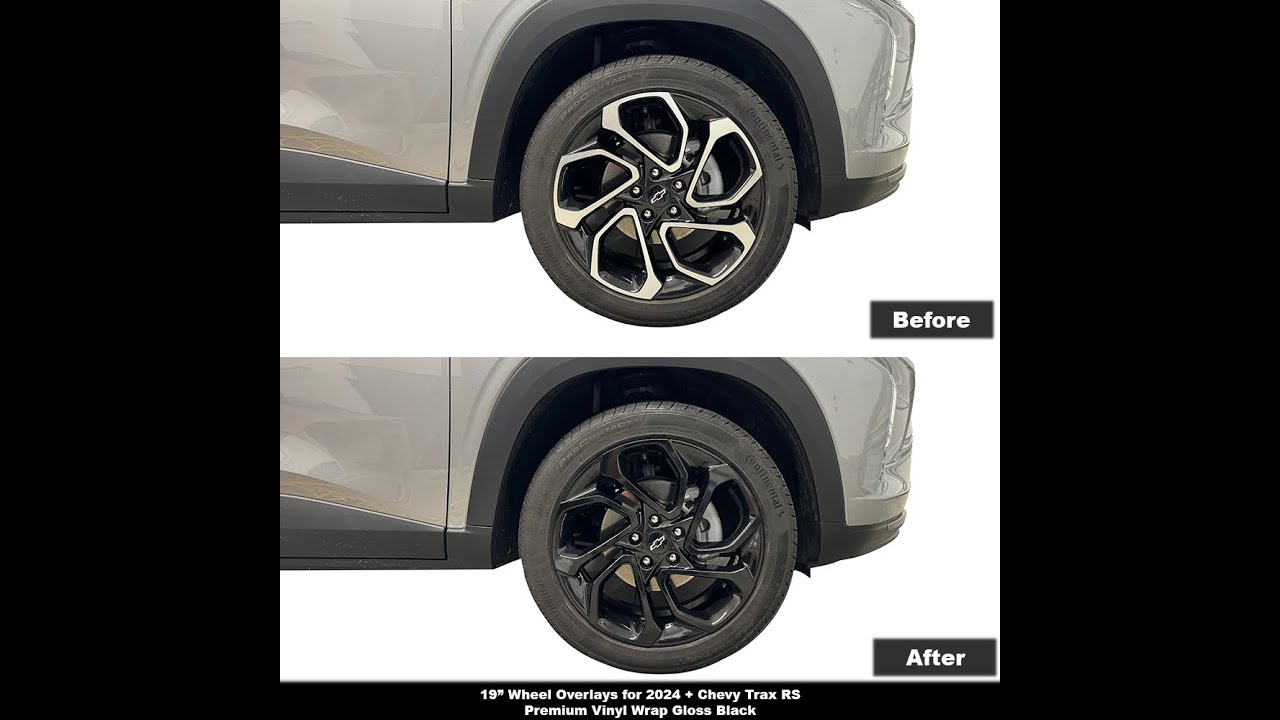 Wheel Overlay Install for 19" 2024 + Chevy Trax Wheels - YouTube