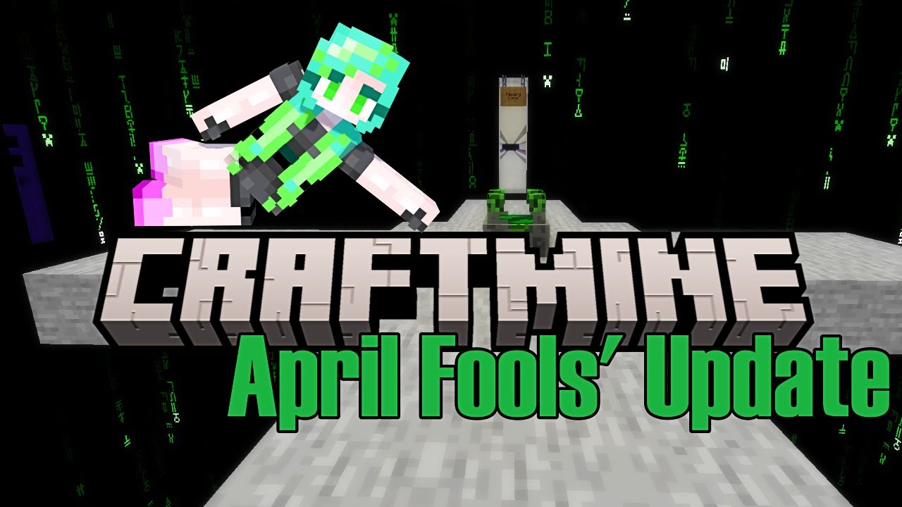 Minecraft's April Fools' Update is HERE- Let's Play CRAFTMINE! - YouTube