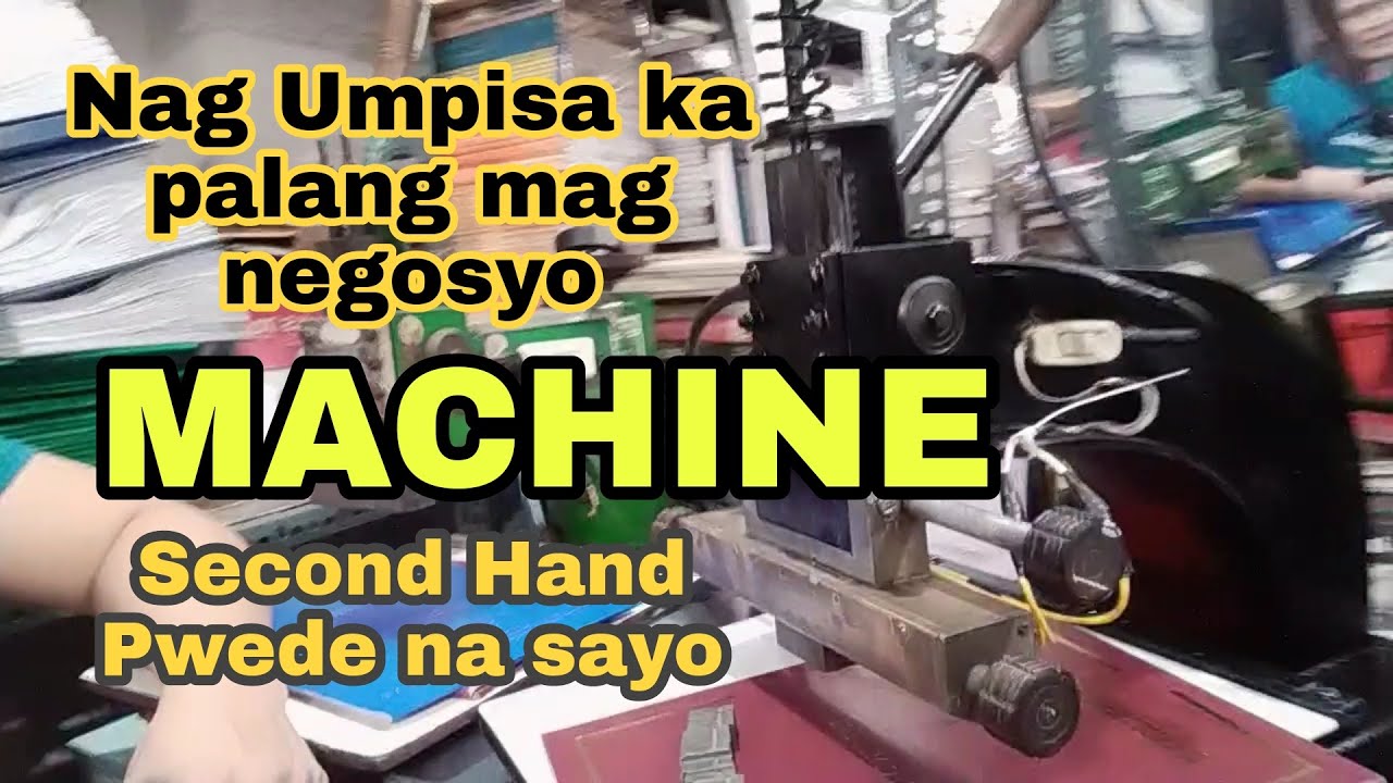 May Bumili ng Stamping Machine/Second Hand Pero Maganda Pang Gamitin ...