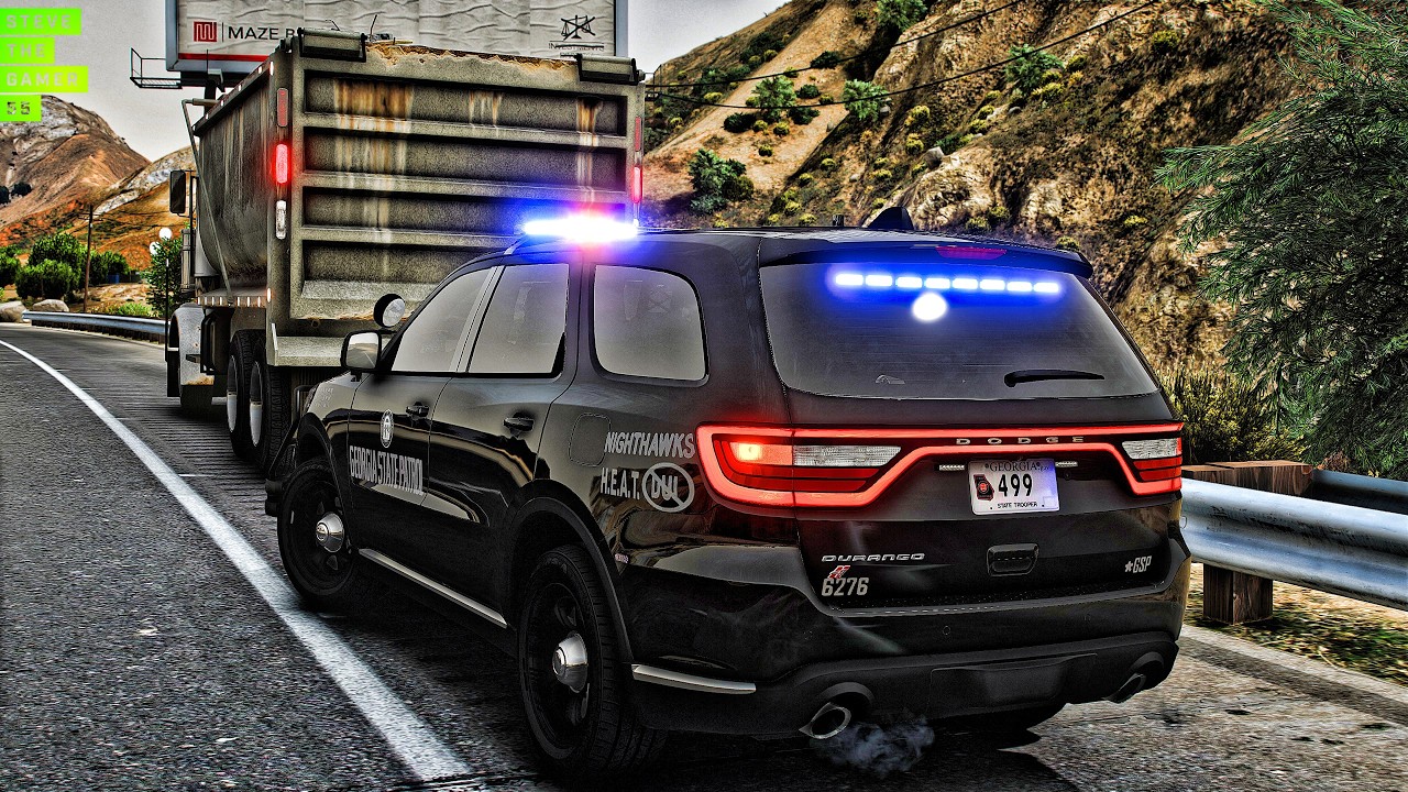GSP Takes Over the Highway 🚔 | LSPDFR Patrol with DOT Durango! (GTA 5 ...