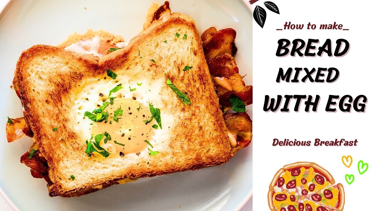 How to make Bread Mixed with Eggs|Delicious Bread Recipe at Home|Easy Make Bread with Eggs|Ovit ...