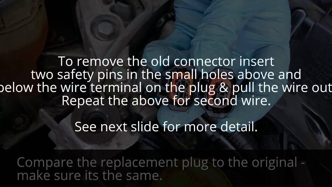 How to replace diesel injector plug/connector on Renault, Citroen ...