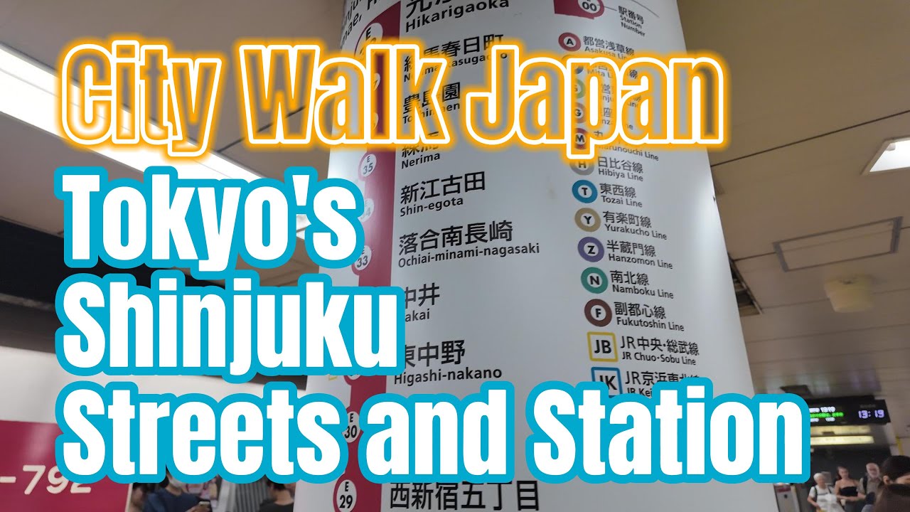 City Walk🇯🇵 4K Japan Tokyo Immersive Walk Through Tokyo's Shinjuku ...