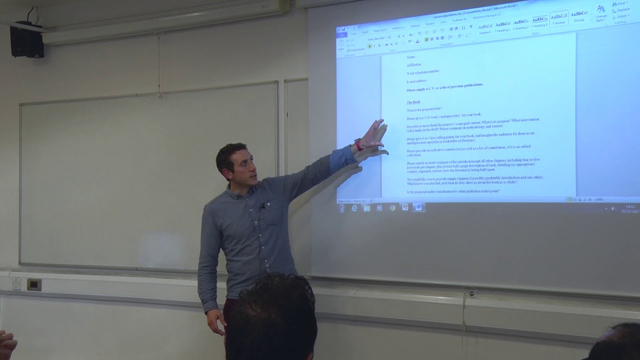 Tom Dark - Getting your research published (creatively?) - YouTube