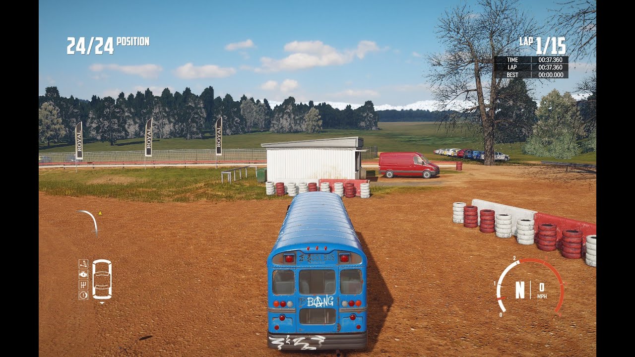 Wreckfest Race 3 of 20: School Bus Madness - YouTube