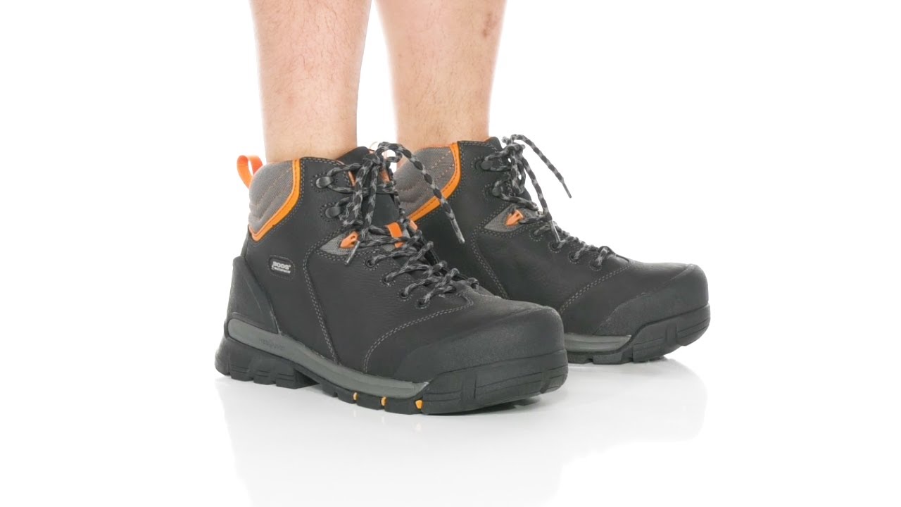 Bogs 6" Bedrock Shell Comp Toe WP SKU: 9265764 - YouTube