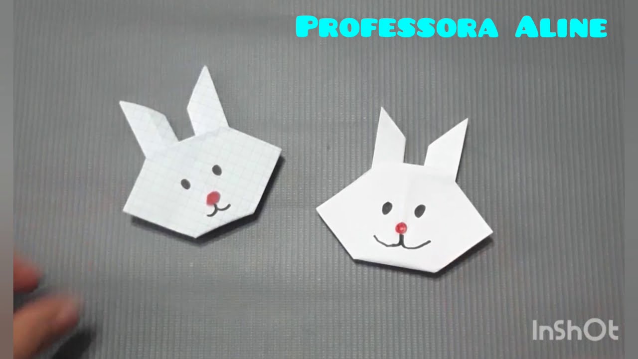 Diagrama De Coelho De Origami Desenho De Cor Geométrica De Origami De