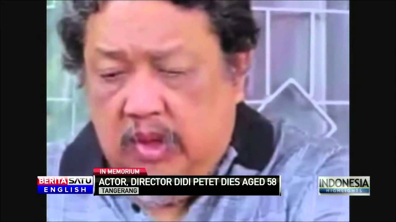 Indonesian Comedian Didi Petet Passes Away at 58 - YouTube