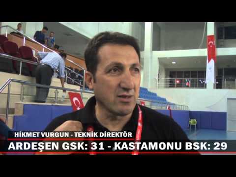 Hikmet Vurgun - Maç sonu (21 Eylül Ardeşen GSK - Kastamonu BSK)