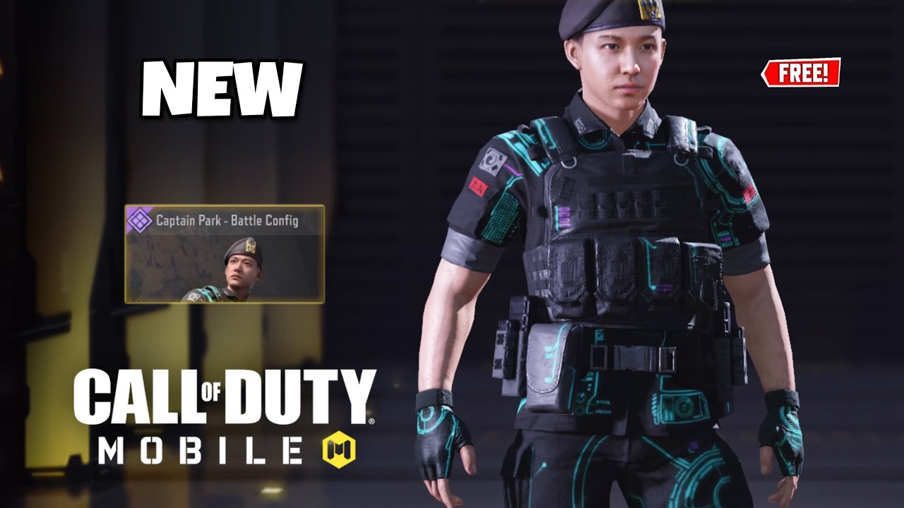 *NEW* Unlock FREE Captain Park - Battle Config Skin on COD Mobile ...