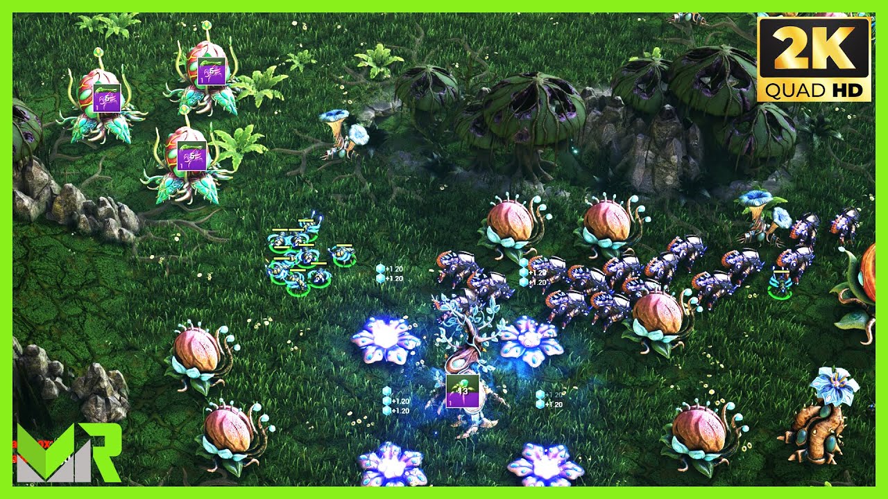 NEW RTS GAMEPLAY | ZEROSPACE | Grell vs Protectorate PVP Multiplayer ...