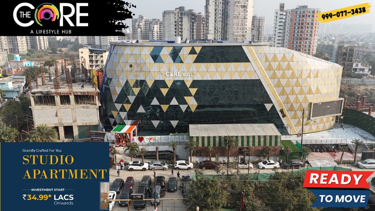 The Core Mall Crossing Republik Ghaziabad | Fully Furnished Studio@34 ...