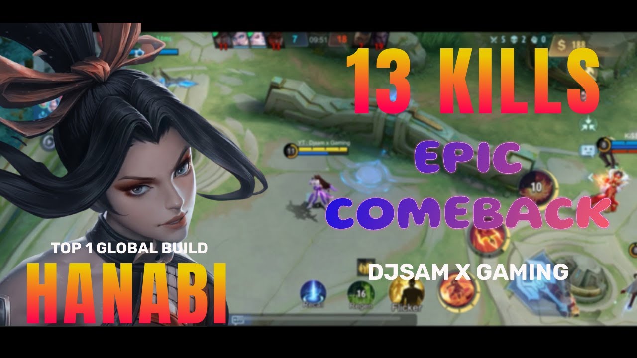 Hanabi Best Build 2023 | Hanabi Gameplay 2023 | When you get noob team ...