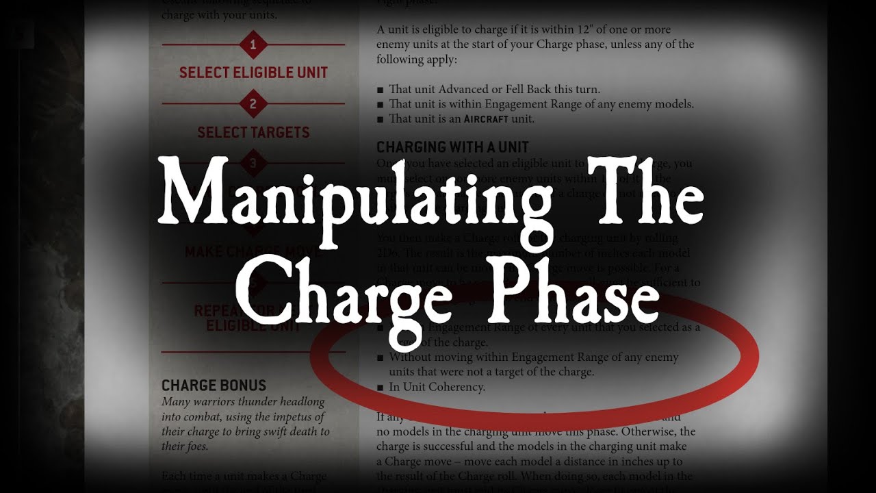 Manipulating The Charge Phase in Warhammer 40k: 10th Edition - YouTube