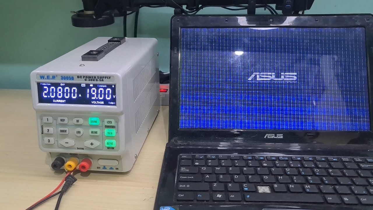 Laptop ASUS A42F VGA Artefak I Suka mati-matian dan No Display I Repair ...