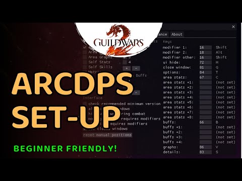 How to set up and configure ARCDPS (for both PvE and WvW) - YouTube