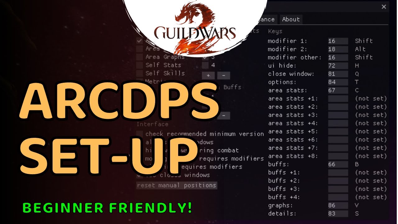 How to set up and configure ARCDPS (for both PvE and WvW) - YouTube