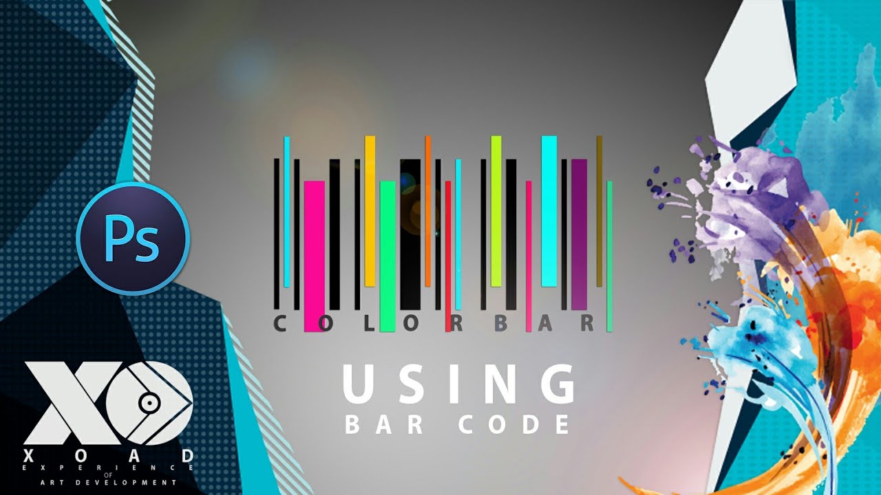 Using Barcode To Make A Beautiful LOGO And Cool WALLPAPER | XOAD - YouTube