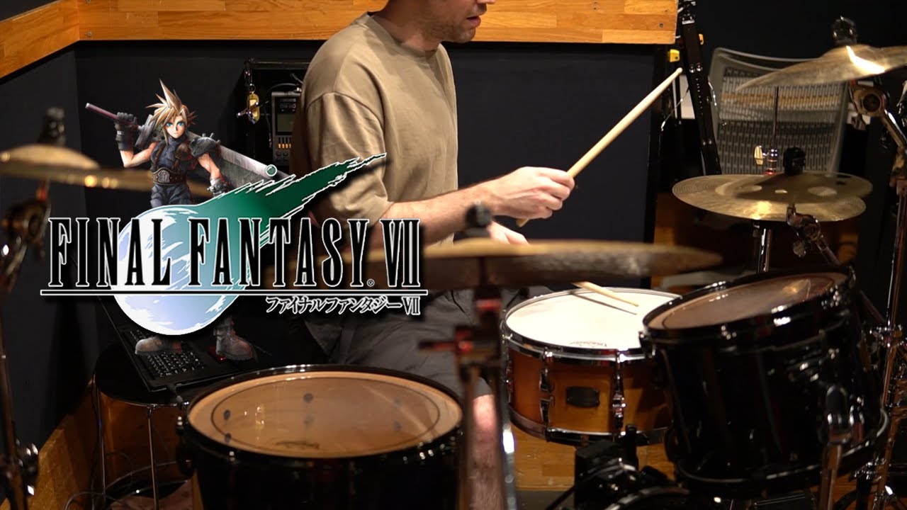Final Fantasy VII - Reunion (Drum Cover) ファイナルファンタジーVII 「リユニオン」を叩いてみた ...