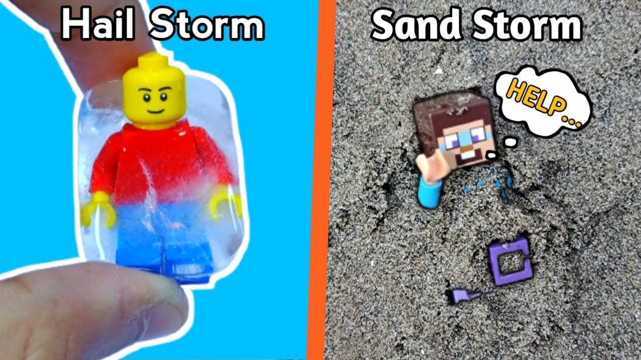 I Recreated 5 Natural Disasters in LEGO - YouTube