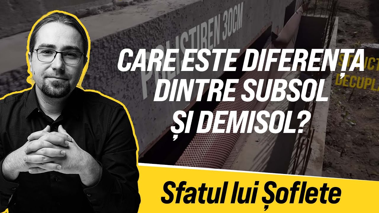 Care este diferența dintre un subsol și un demisol? - YouTube