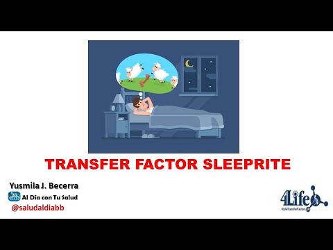TRANSFER FACTOR SLEEPRITE. YUSMILA BECERRA - YouTube