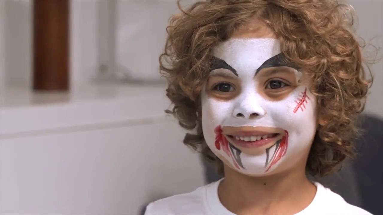 Vampire Face Paint Tutorial - YouTube