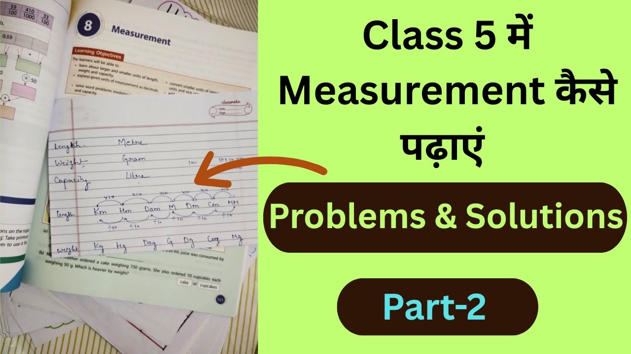 How To Teach Measurement To Class 5 | Class 5 Me Measurement Kaise ...