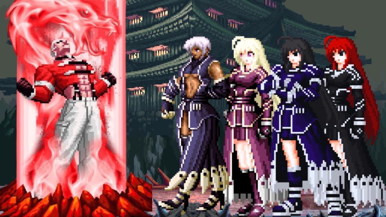 【KOF Mugen】Wild Yashiro vs Zeroko Team 🔥 AI Gameplay - YouTube