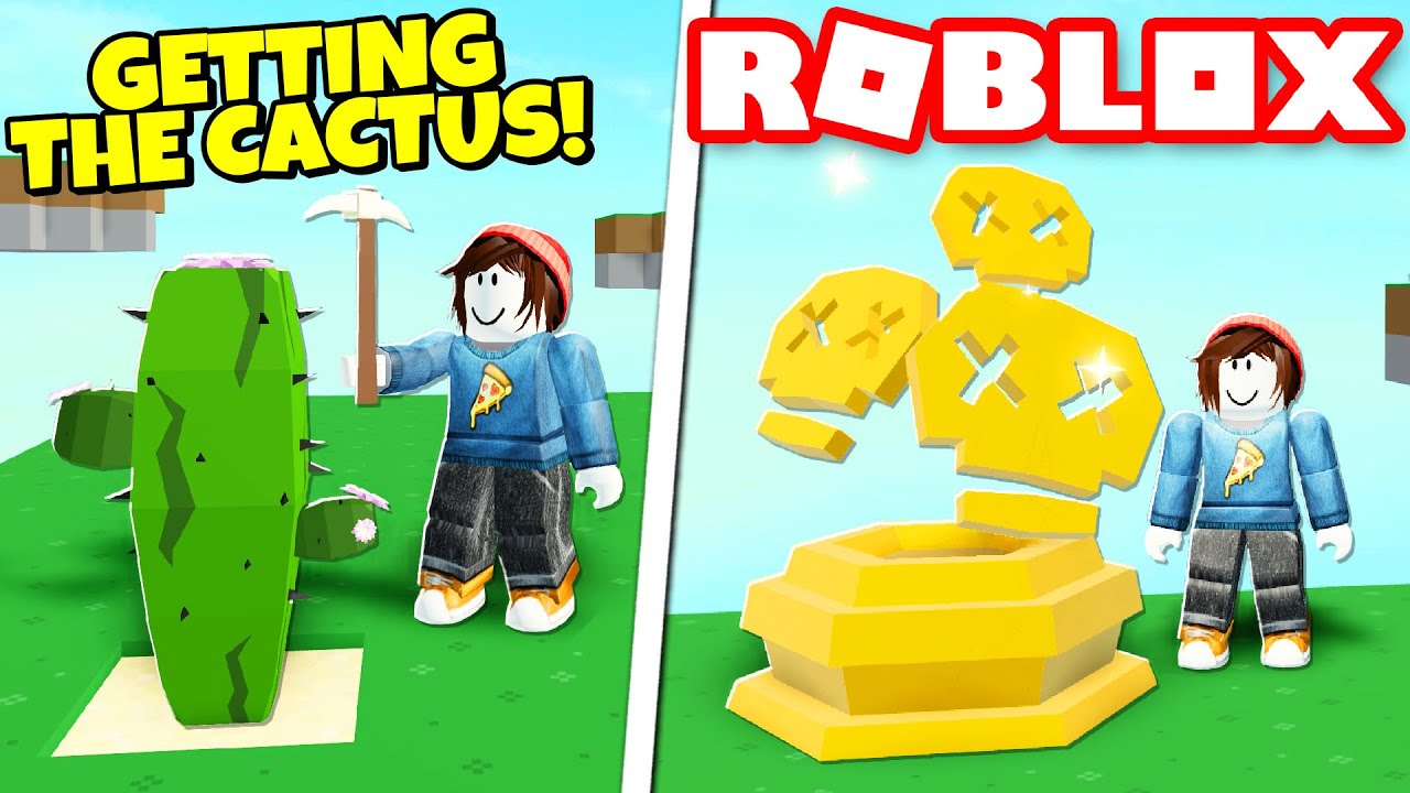 GETTING CACTUS & THE PVP TROPHY! Roblox Islands - YouTube