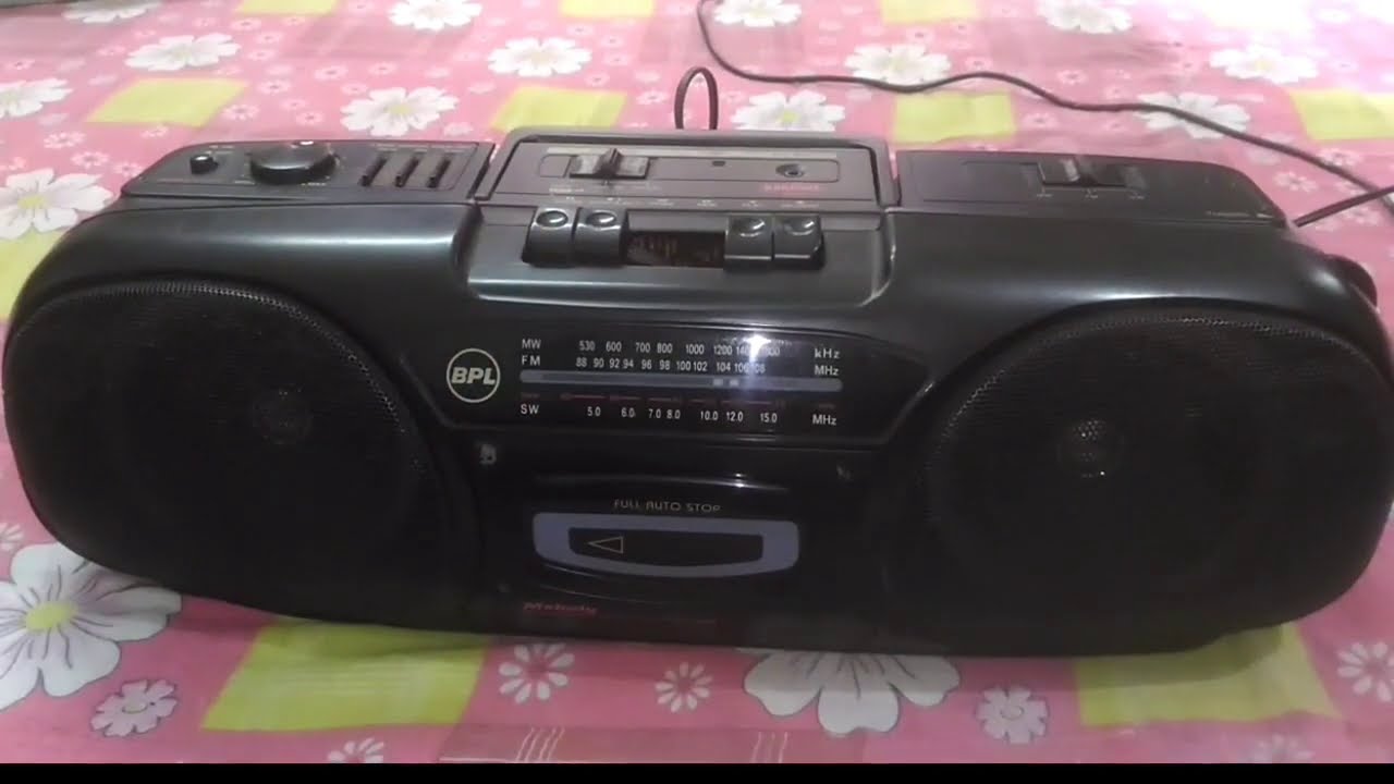 Bpl portable radio/stereo cassette recorder 🔥😍😊 - YouTube