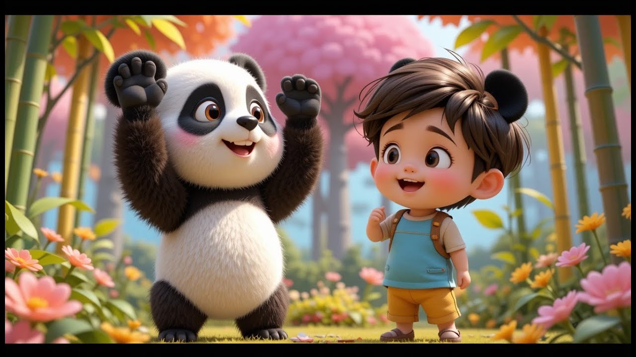 Panda Bear Panda Bear, Spin Around Rhyme Song | Popular Nursery Rhyme ...