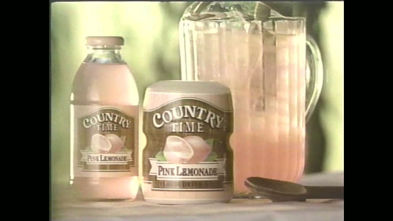 1994 Country Time Pink Lemonade Commercial - YouTube
