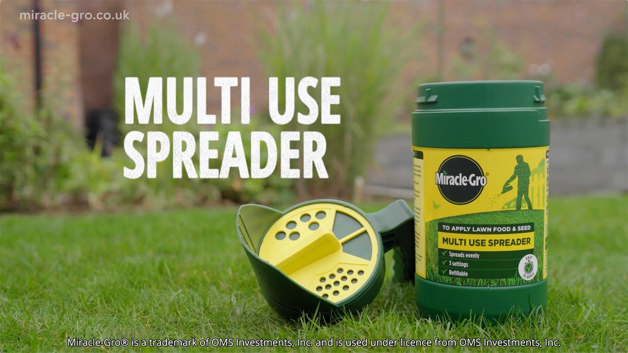 Miracle-Gro® Multi Use Compact Spreader | Easy Lawn Feeding & Grass ...