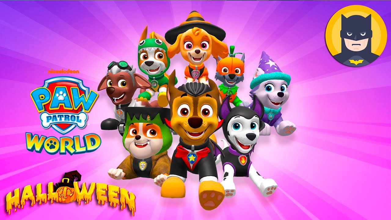 PAW Patrol World Spelet på Svenska 🎃 Valparna Räddar Halloween 👻 PC ...