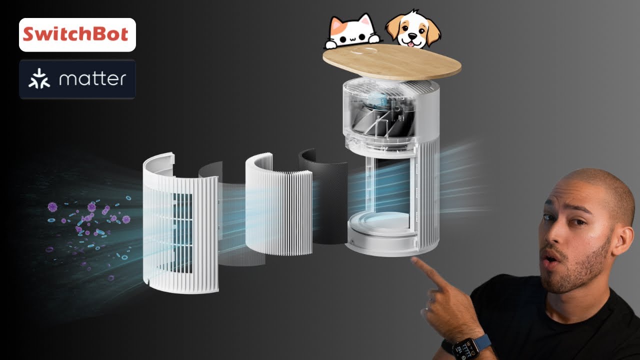 SwitchBot Air Purifier Table - YouTube