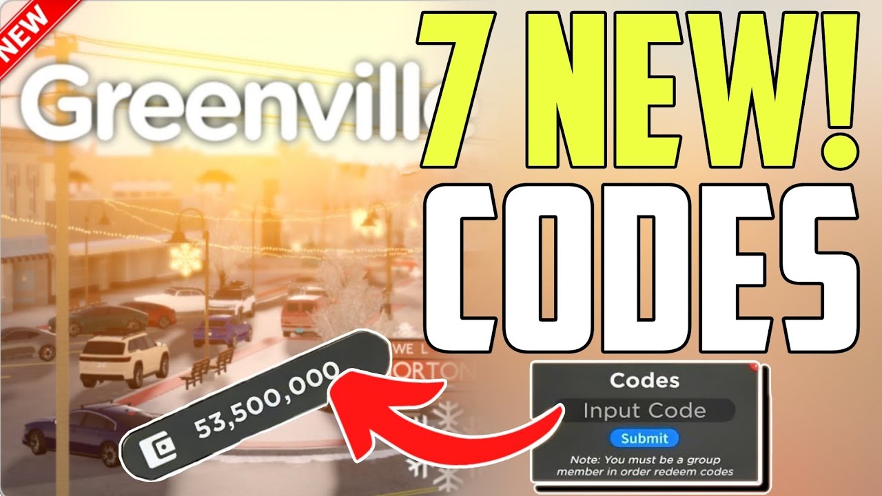 ⚠️NEW!! Update⚠️ GREENVILLE CODES - GREENVILLE CODES 2025 - CODES FOR ...