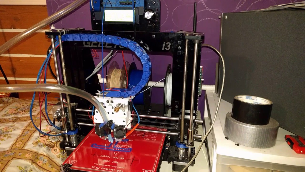 The drag chain installed and working - YouTube