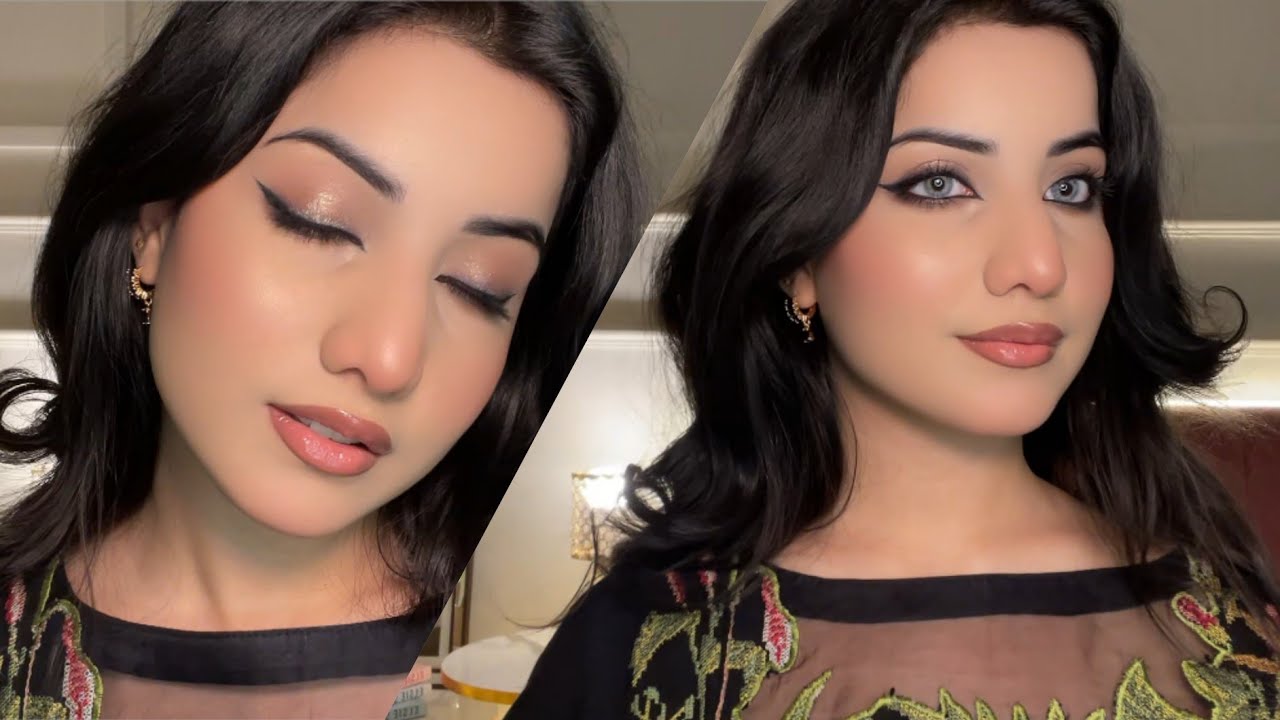 Arabic Style Makeup for Iftar Dawat in Ramadan | Elegant & Glamorous ...