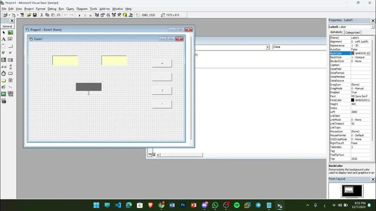 A Simple Calculator Using VB6 . - YouTube