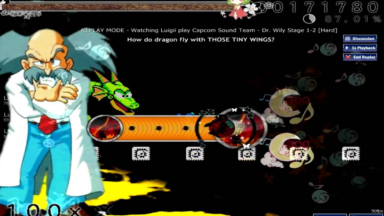 Lets Osu! - Capcom Sound Team - Dr.Willy Stage 1-2 [Hard] - YouTube