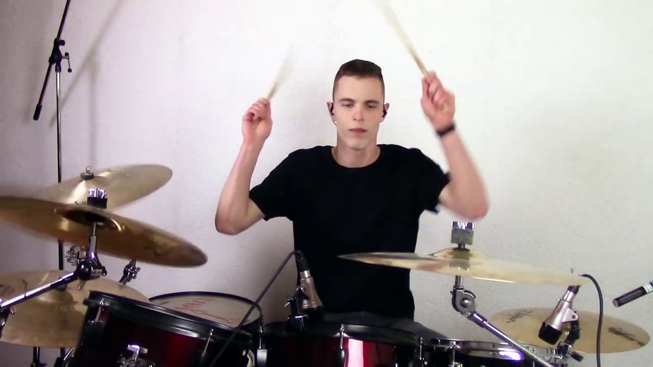 Superhero - Falling In Reverse (Drum cover by Aaron Schaefer) - YouTube