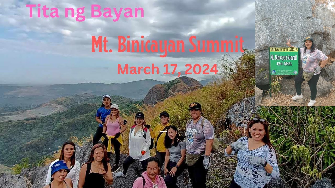 PART 1 || MOUNT BINICAYAN MONTALBAN RIZAL || MARCH 17, 2024 - YouTube