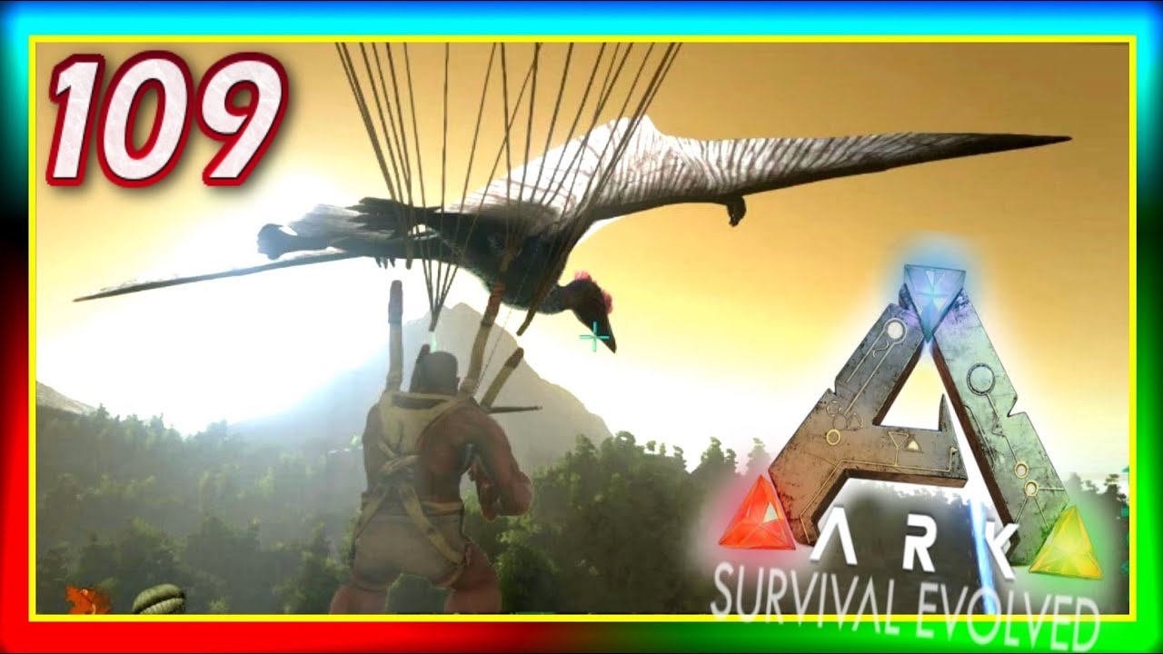 ARK: Survival Evolved - GRAPPLING HOOK QUETZAL TAMING + Terror Bird ...