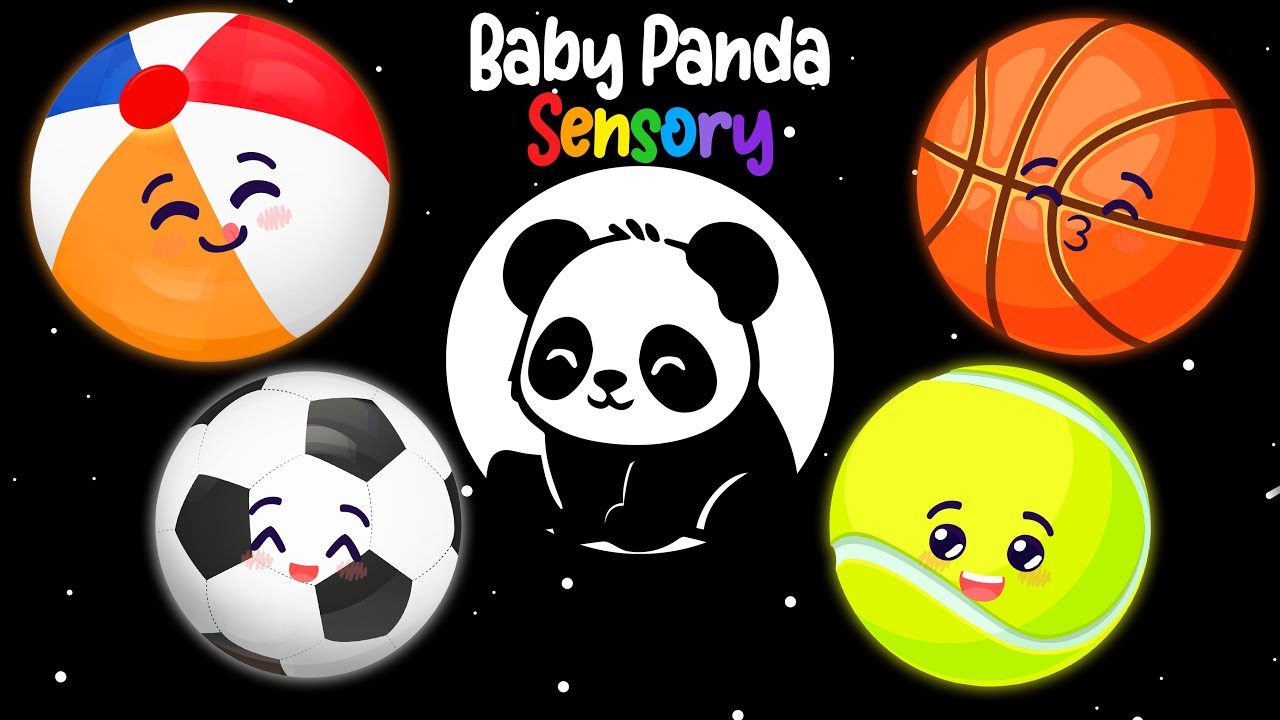 🏀⚽🎾 Happy Dancing Sports Balls! Baby Sensory Video | Fun & High ...