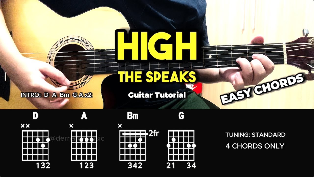 High - The Speaks | Easy Guitar Chords Tutorial For Beginners (CHORDS ...