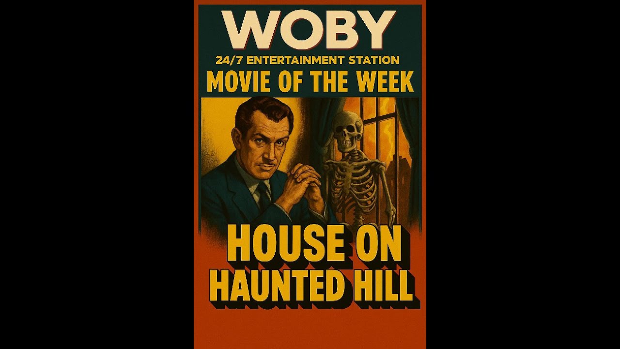 WOBY Movie of the Week 🎥 HOUSE ON HAUNTED HILL (1959) | Vincent Price ...