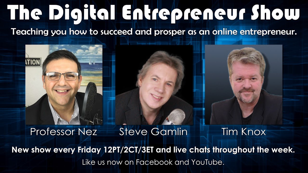 THE DIGITAL ENTREPRENEUR SHOW: Season 1, Clip 1 - YouTube