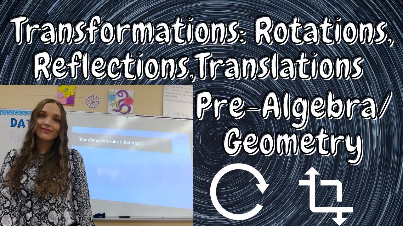 Transformations: Rotations, Reflections, Translations - YouTube